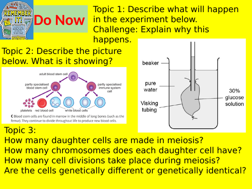 Edexcel CB3 SB3 DNA Complete Lesson - GCSE Biology/ Combined Science ...
