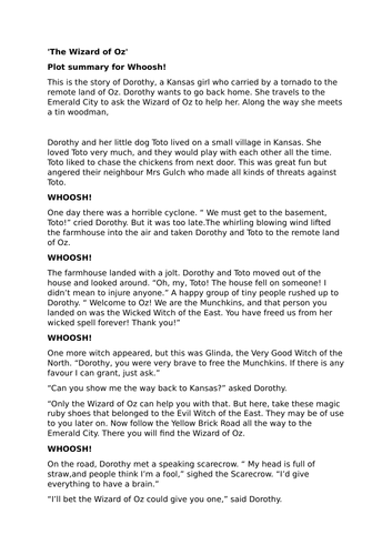 The Wizard of Oz - performance bundle | Teaching Resources