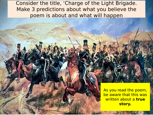 Charge of the Light Brigade. Power and Conflict. Incredibly detailed ...