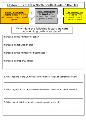 The Human Geography of the United Kingdom- Full SOW | Teaching Resources