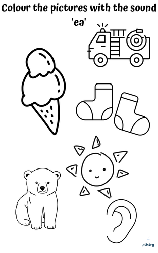 Phonics Worksheet - sound ea | Teaching Resources