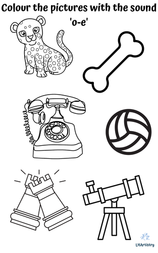 Phonics Worksheet - sound o-e | Teaching Resources