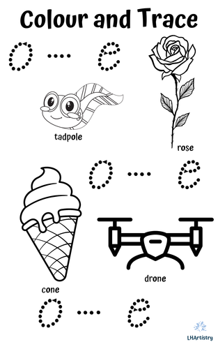 Phonics Worksheet - sound o-e | Teaching Resources