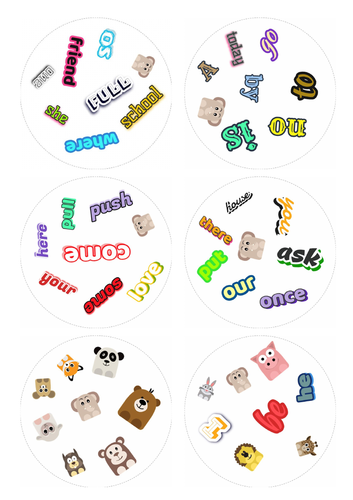 Find it! (Dobble inspired)- Year 1 Common Exception Words | Teaching ...