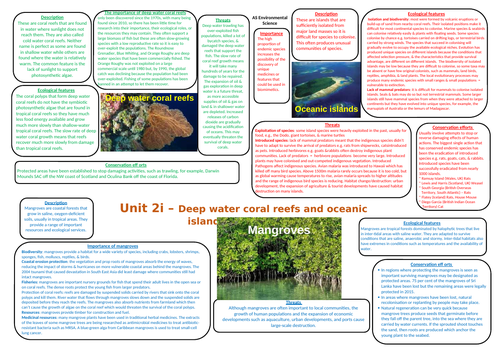 AS Environmental science Deep water coral reefs and oceanic islands ...