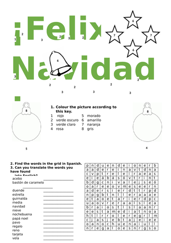 Feliz Navidad Booklet | Teaching Resources
