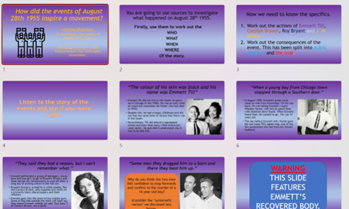 The murder of Emmett Till | Teaching Resources