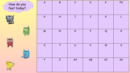 Colour monster interactive self register | Teaching Resources