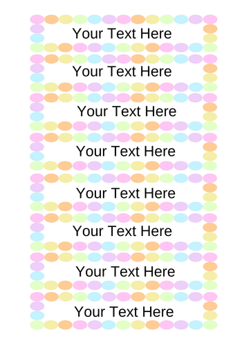 Editable Pastel Dots Gratnells Tray Labels | Teaching Resources