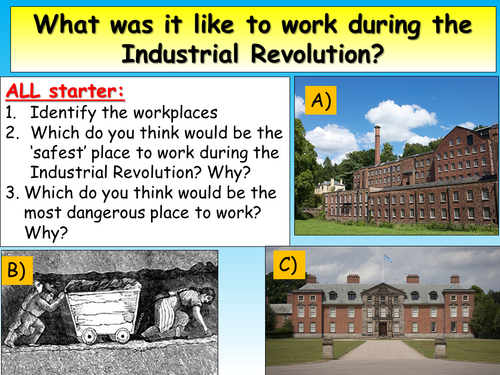 Industrial Revolution Working Conditions | Teaching Resources