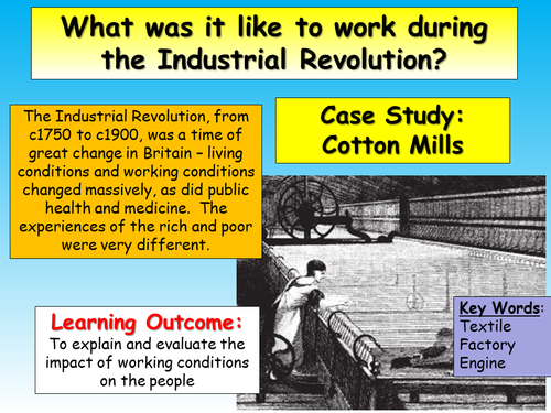 Industrial Revolution Working Conditions | Teaching Resources