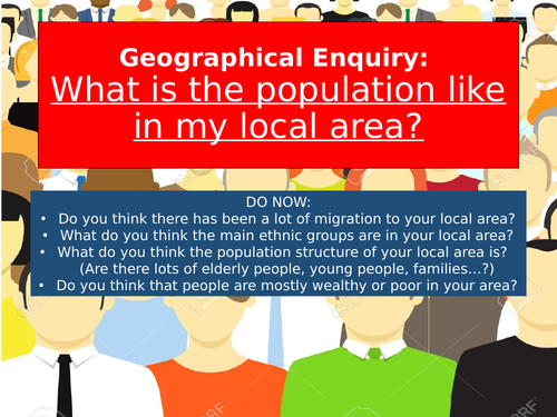 Census data enquiry: What is the population of my local area like ...