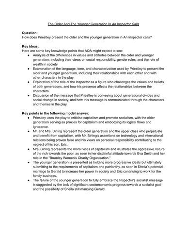 Grade 9 Model Essay and Revision Guide: Generational Differences in An ...