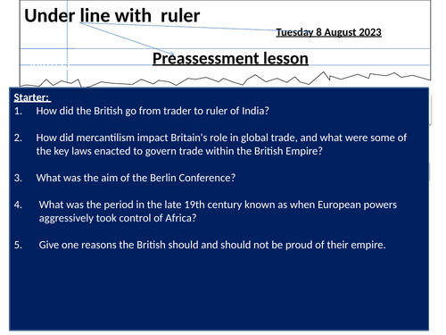 British Empire (unit of work) | Teaching Resources
