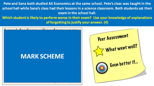 Explanations for forgetting: Retrieval failure - AQA A Level Psychology (Memory) | Teaching ...