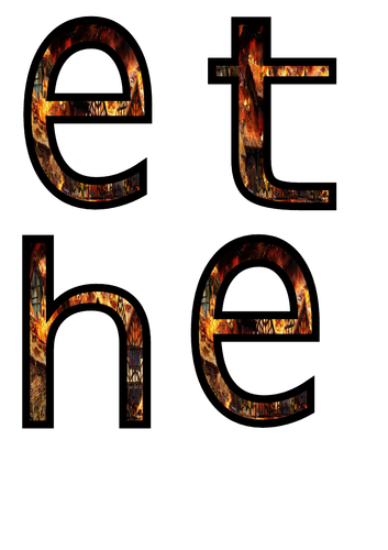 Great Fire of London lettering | Teaching Resources