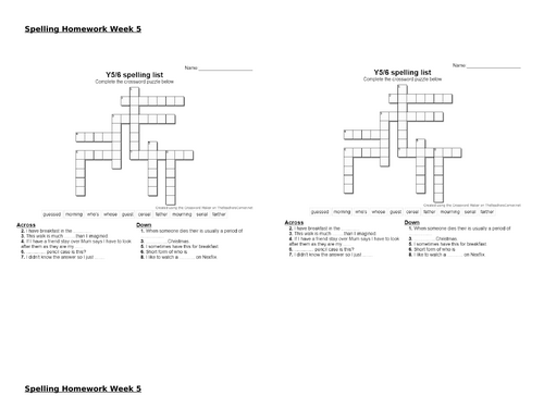 No Nonsense Spelling Y3 IWB and homework | Teaching Resources