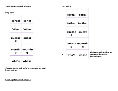No Nonsense Spelling Y3 IWB and homework | Teaching Resources