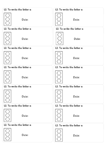 Phonics - S A T P I N jotter labels | Teaching Resources