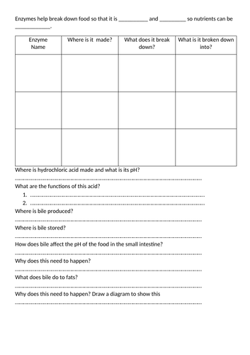 AQA GCSE Biology B3.04 Catalysts and Enzymes | Teaching Resources