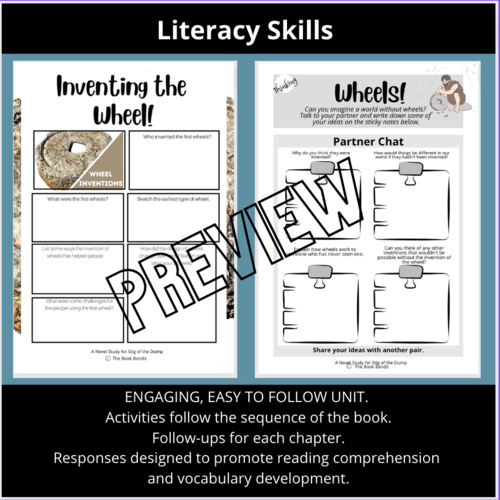 STIG OF THE DUMP by Clive King NOVEL STUDY and Reading Comprehension ...