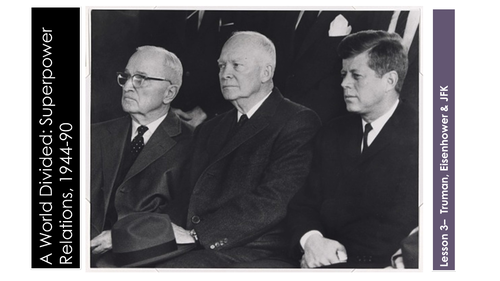 IAL Unit 4 A World Divided: Topic 2 Conciliation & confrontation Week 5 ...