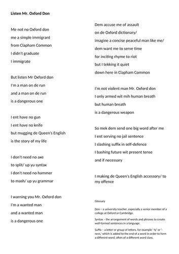 Multicultural Poetry SOW KS3 - 25 Lessons | Teaching Resources