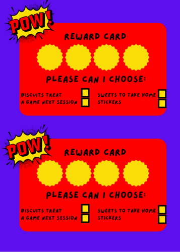 Reward Cards - 4 Different Designs | Teaching Resources