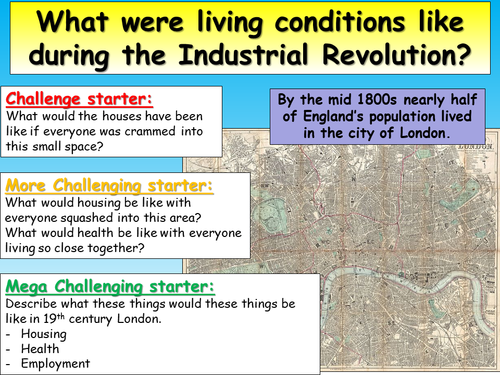 Industrial Revolution Living Conditions | Teaching Resources