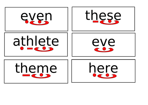 Split vowel digraph phonics flashcards | Teaching Resources