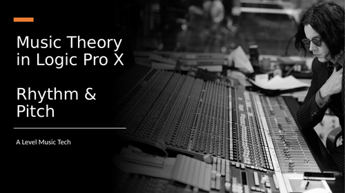 Music Theory in Logic Pro X - Piano Roll - Rhythm and Pitch | Teaching ...