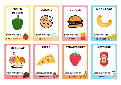 Pick a Partner Cards | Teaching Resources