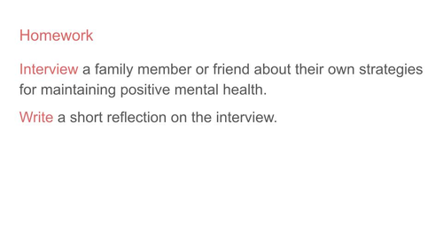 Strategies for positive mental health PSHE | Teaching Resources