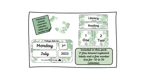 Calendar (Botanical) | Teaching Resources