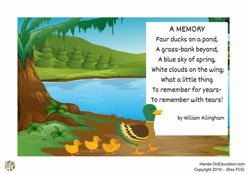 KS1 Classical Poetry: Two Bundle | Hands-On Education | Teaching Resources