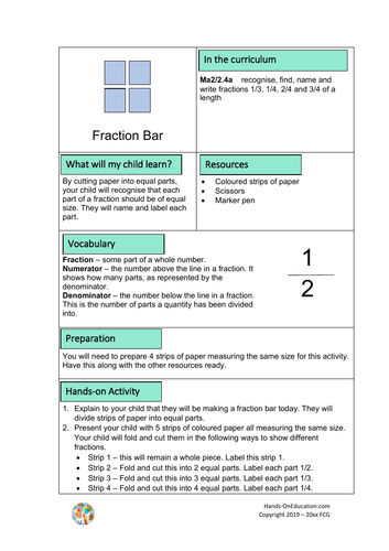 KS1 Fractions: Two Bundle | Hands-On Education | Teaching Resources