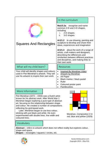 KS1 Inspired By Shapes: One Bundle | Hands-On Education | Teaching ...