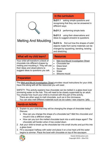 KS1 Material Investigations: Two Bundle | Hands-On Education | Teaching ...
