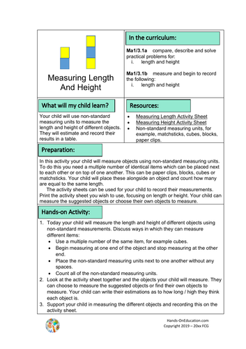 KS1 Measurements: One Bundle | Hands-On Education | Teaching Resources