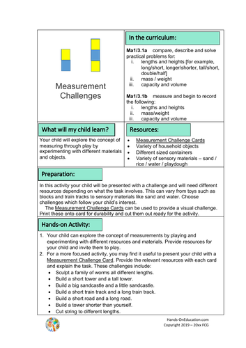 KS1 Measurements: One Bundle | Hands-On Education | Teaching Resources