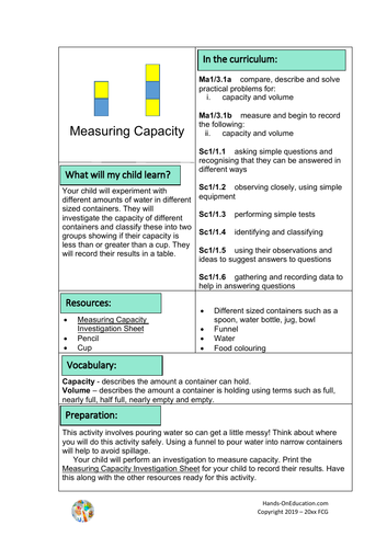 KS1 Measurements: One Bundle | Hands-On Education | Teaching Resources