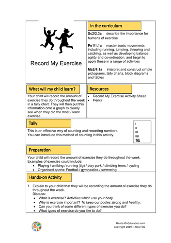 KS1 My Healthy Body Bundle | Hands-On Education | Teaching Resources