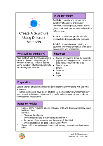 KS1 Properties of Materials Bundle | Hands-On Education | Teaching ...