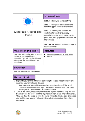 KS1 Properties of Materials Bundle | Hands-On Education | Teaching ...