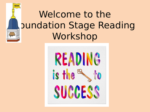 Reading Workshop for new parents | Teaching Resources
