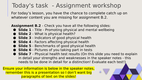 Unit B - Health, Wellbeing & Sport | Teaching Resources