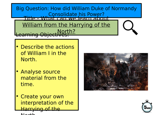 Harrying of the North - KS3 History Normans 1066 | Teaching Resources