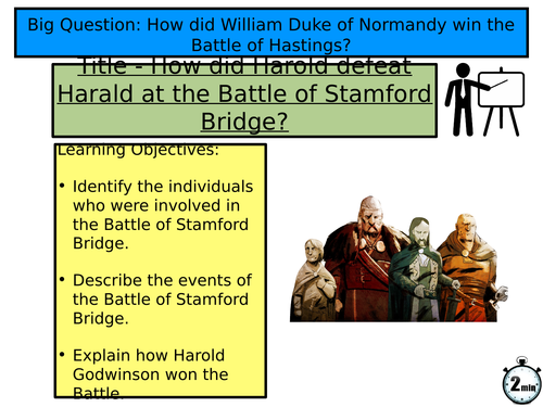 Battle of Stamford Bridge - KS3 History Normans | Teaching Resources