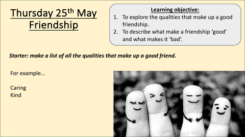 Agape, Friendship & Reconciliation | Teaching Resources