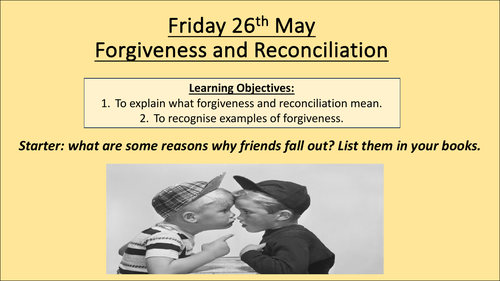 Agape, Friendship & Reconciliation | Teaching Resources
